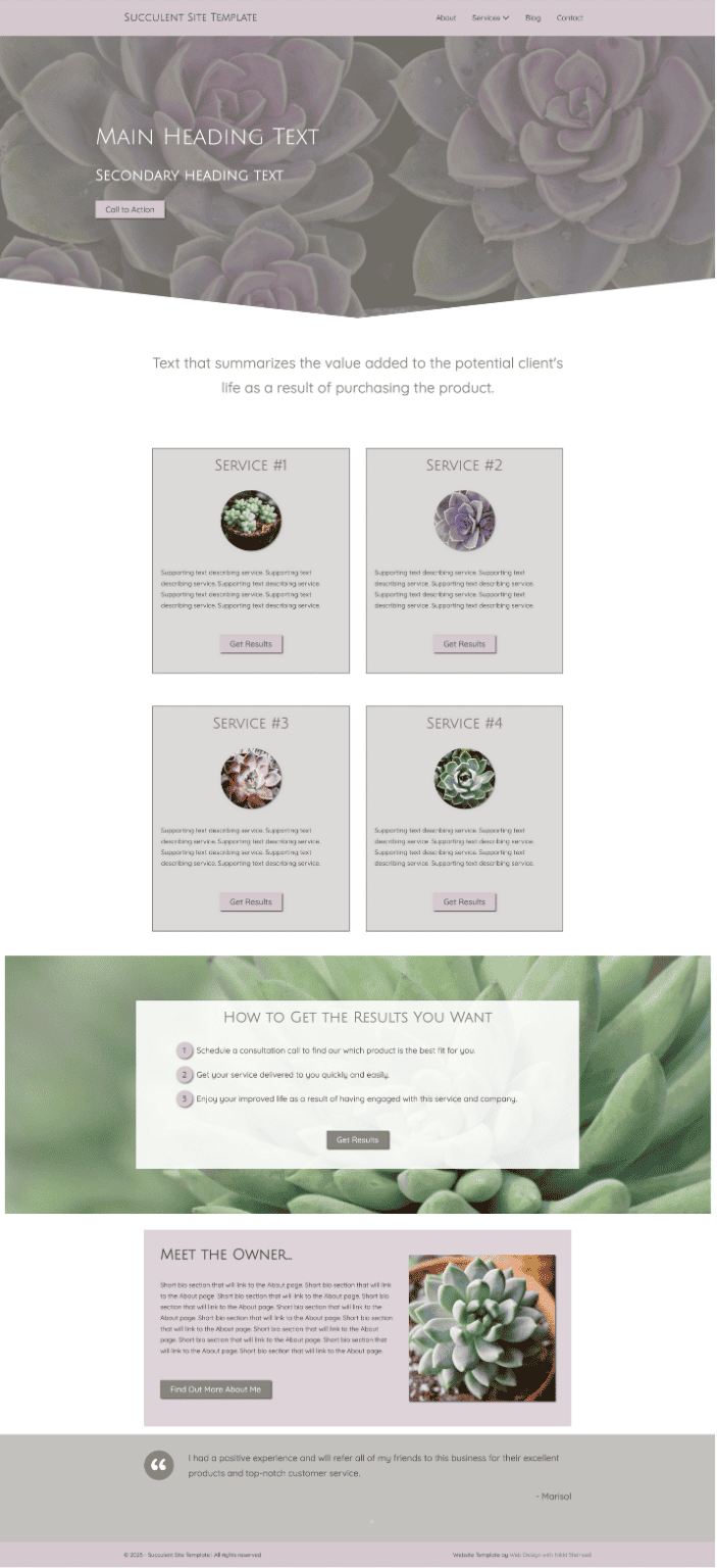 DIY Website Templates for a Professional Website on a Budget